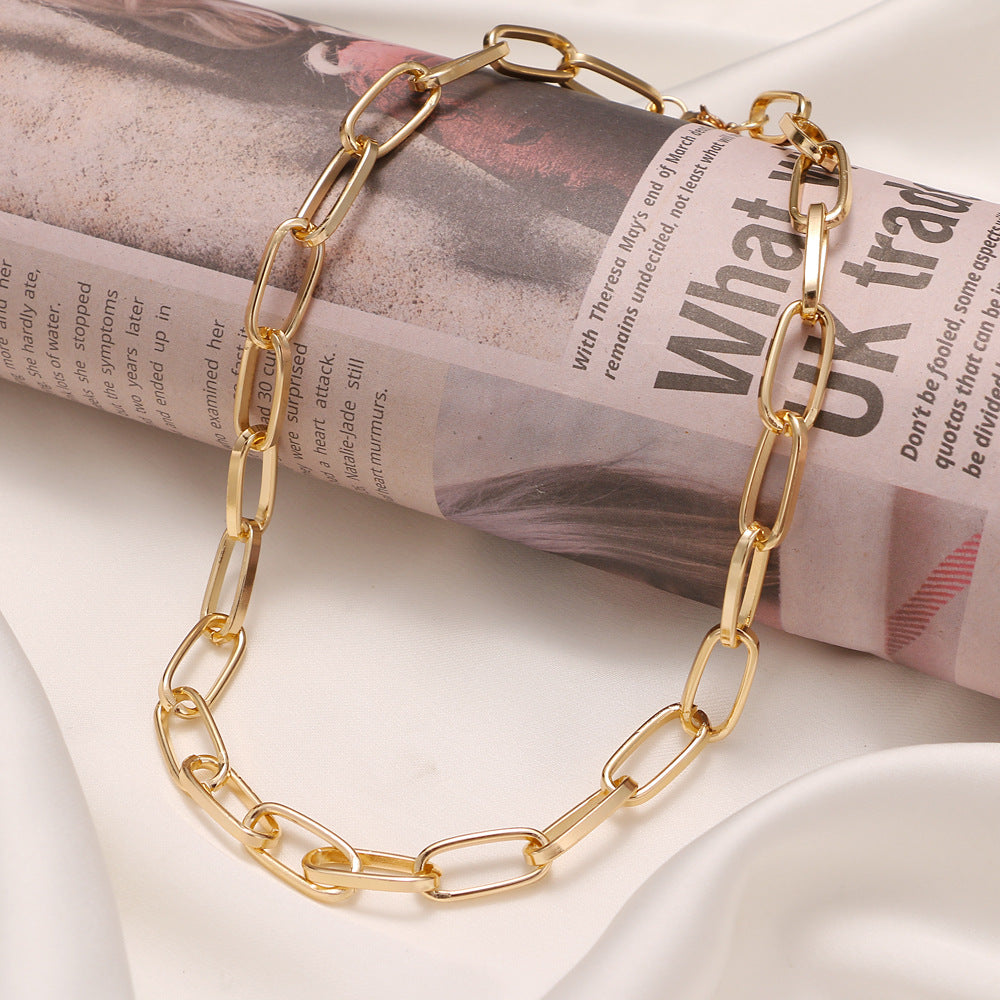 Vintage Golden Chain Necklace – Duvera
